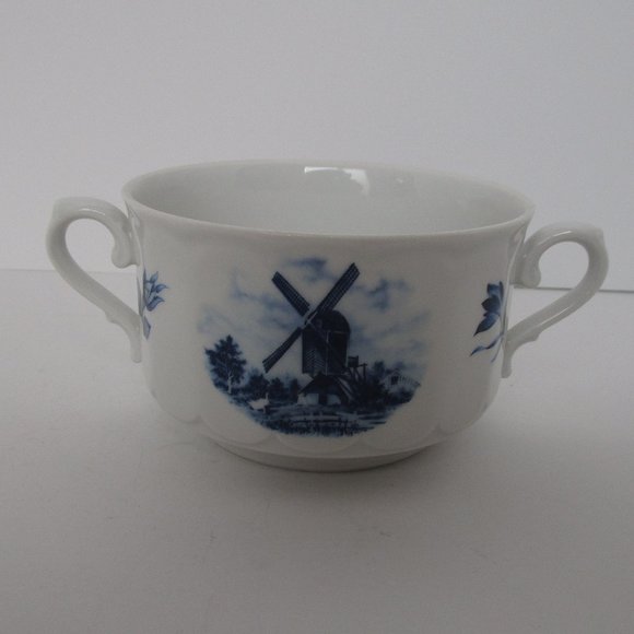 Dining | Delft Holland Double Handled Cup | Poshmark